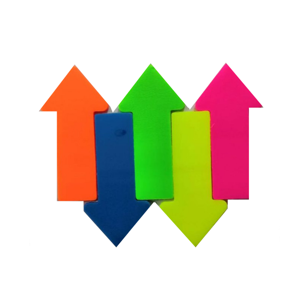 JC Sticky Note Plastic - Big Arrow