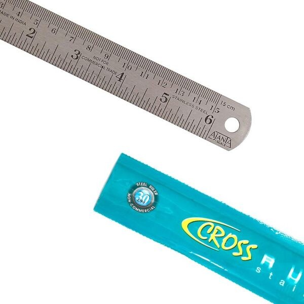 15 cm Cross Steel Scale